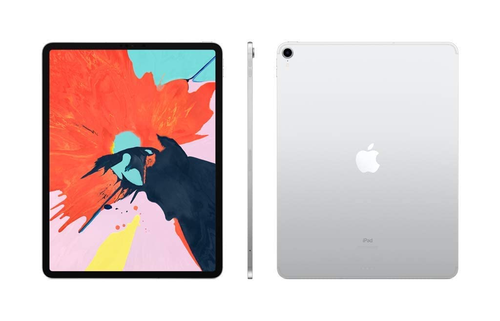 2018 Apple iPad Pro 3rd Gen (12.9 inch, Wi-Fi + Cellular, 256GB) Silver (Renewed)