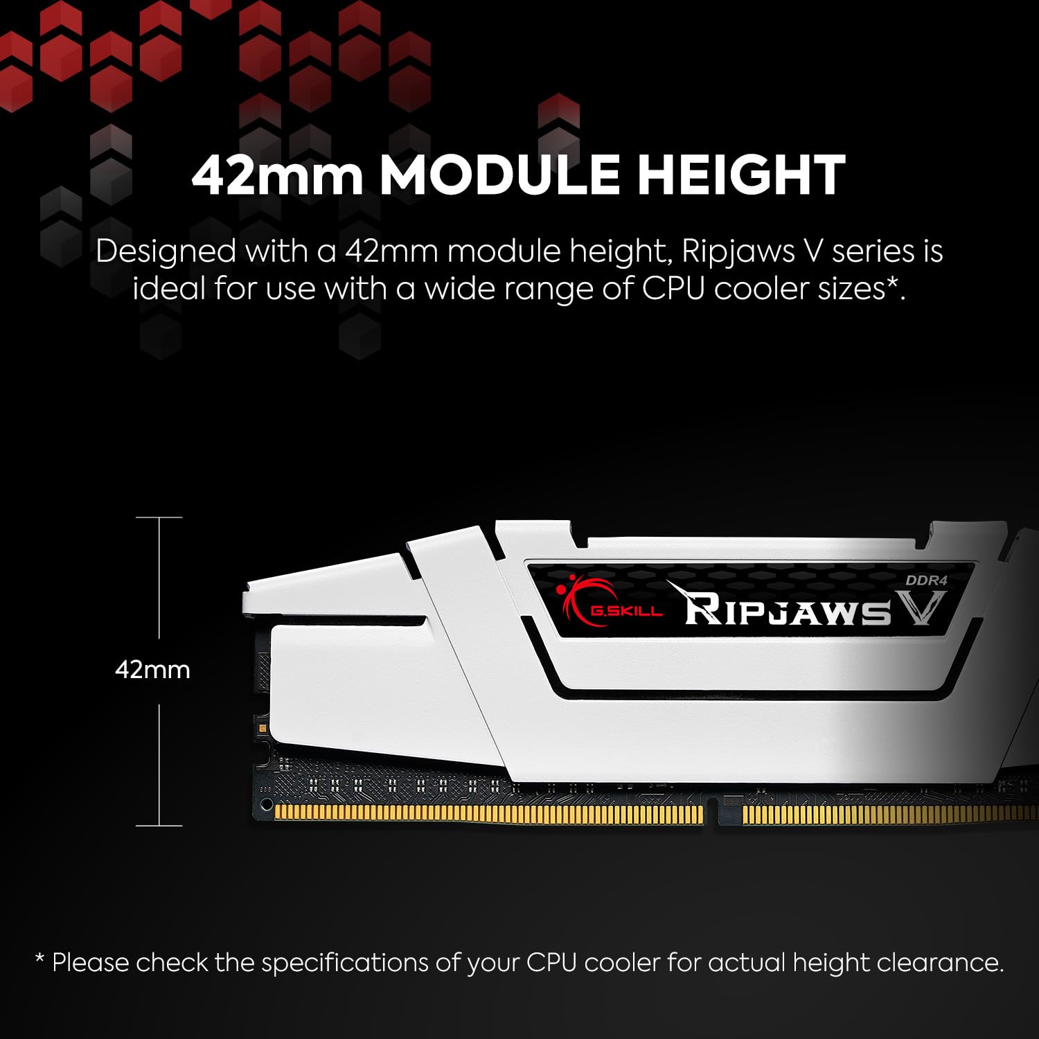 G.Skill RipJaws V Series DDR4 4000 (PC4-32000) CL18-22-22-42 1.40V Dual Channel SDRAM Desktop Memory Module