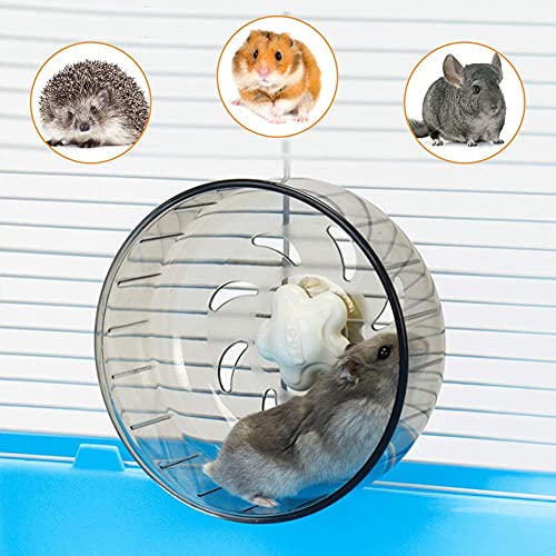 Hamster Racing Wheel, 13cm Hamster Wheel Small Hamster Running Wheel for Pets Quiet Plastic Racing Toy for Hamsters Gerbils Guinea Pigs