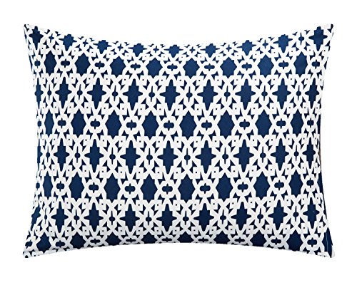 Chic Home Sigal 20 Piece Comforter Set Reversible Geometric Quilted Design Complete Bed in a Bag Bedding β Sheets Decorative Pillows Shams Window Treatments Curtains Included King Navy