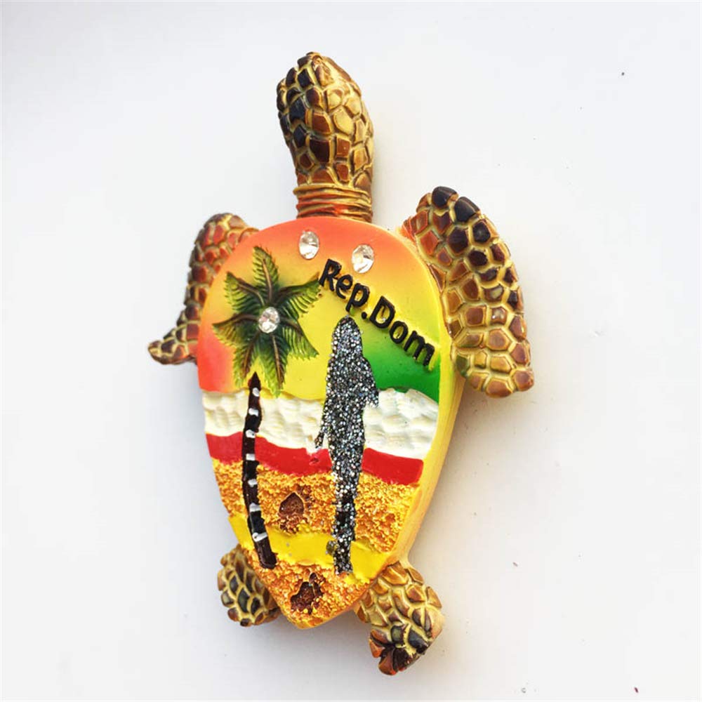 3D Dominican Republic Fridge Magnet Travel Souvenir Gift Home Kitchen Decoration Refrigerator Magnetic Sticker Collection