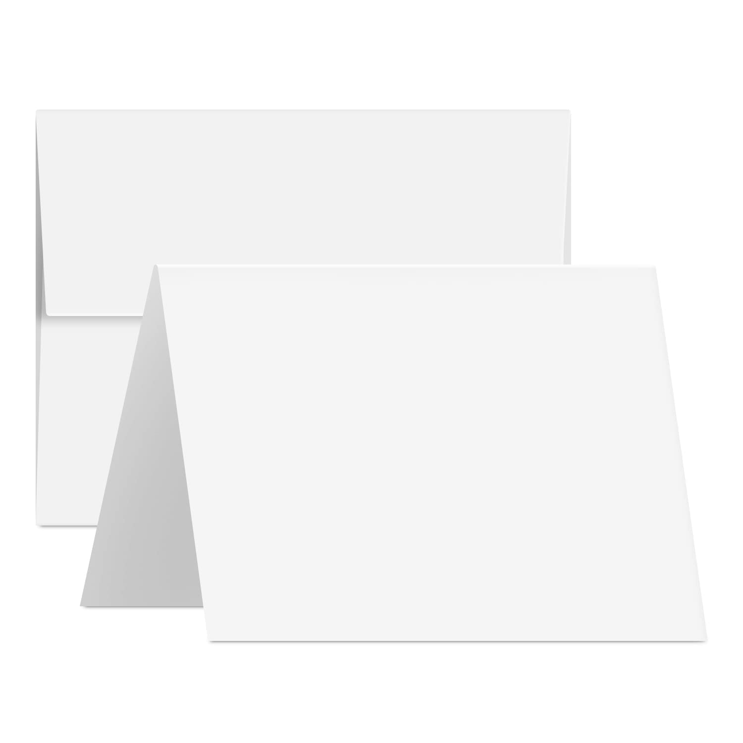 50 Greeting Cards Set β Blank White A6 (4.5" x 6") Cardstock and Envelopes β Customized and Personalized Cards for Business, Holidays, Bridal Showers, Birthdays, Wedding Invitations, All Occasion