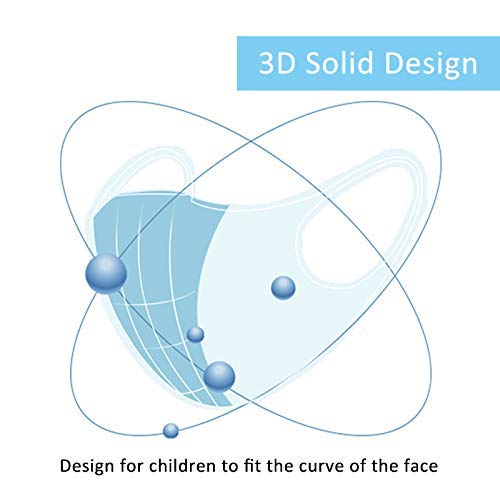 Kids Children Animals Cartoon Face Mask, Washable Face Shield Cover, Anti-Dust, Reusable 5Pcs