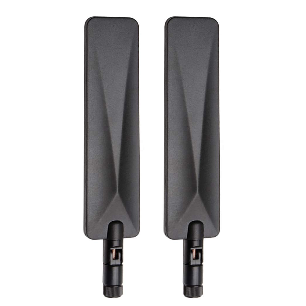 Bingfu 4G LTE Cellular Trail Game Camera Antenna 9dBi RP-SMA Male (2-Pack) Compatible with Spypoint Stealth Cam Tactacam Cuddeback Camera Wireless Router Security Camera