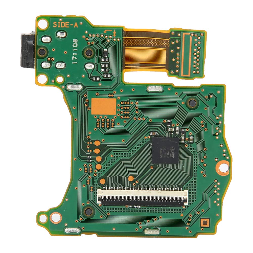 ASHATA Game Host Card Slot, Game Cartridge Card Slot Host Reader Tray Earphone Hole Port for Switch Host Repair Accessory/NS Host Card Slot with Board