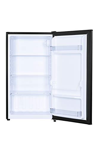 Danby DAR032B1BM 3.2 Cu.Ft. Mini Fridge In Black - Free-Standing All Fridge For Bedroom, Living Room, Kitchen, Dorm
