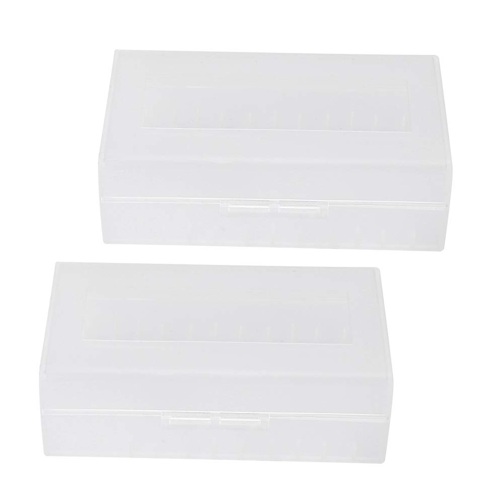 Diydeg Battery Case, 2PCS Battery Box Container 220700/ Battery Box, for Battery Storage