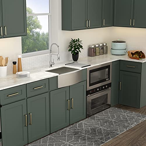 27 Farmhouse Sink Single Bowl - Logmey 27 inch Stainless Steel Kitchen Sink 18 Gauge Apron Front Single Bowl Kitchen Farm Sink