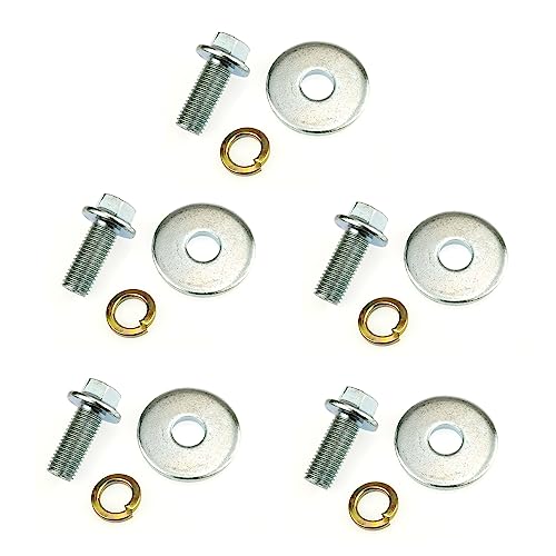ANP PUAUTO 3/4 Inch Go Kart Clutch Bolt Kit Predator Engine Clutch and Lock Washer for Go Kart Predator Engines, Minibike and Kart Engine, Bolts for 10/12 Teeth Clutch Bolt Kitďź5PCS)