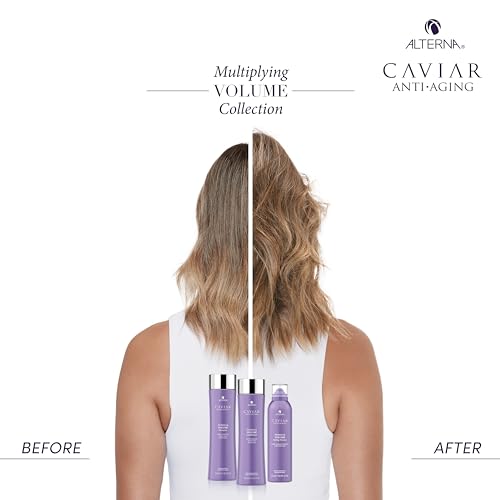 Alterna Caviar Anti-Aging Multiplying Volume Styling Mousse, 8.2 Ounce | For Fine, Thin Hair | Medium Hold | Sulfate Free , 8.2 Fl Oz (Pack of 1)