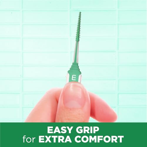 GUM Soft-Picks Comfort Flex, Easy to Use Dental Picks for Teeth Cleaning and Gum Health, Disposable Interdental Brushes with Convenient Carry Case, Dentist Recommended Dental Floss Picks, 80ct