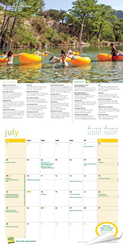 Austin Texas Events Wall Calendar 2023 - Over 250 Austin Event Dates and Activities Already On Your Calendar!