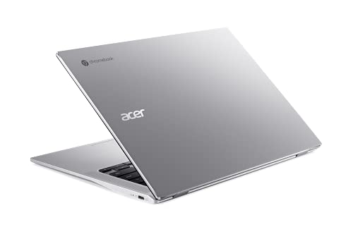 Acer Chromebook 514 Laptop | 14" FHD Touch | MediaTek Kompanio 828 Octa-Core Processor | 8GB RAM | 64GB eMMC | Wi-Fi 6 | Backlit KB | Chrome OS | Up to 15 Hours Battery Life | CB514-2HT-K0FZ, Silver