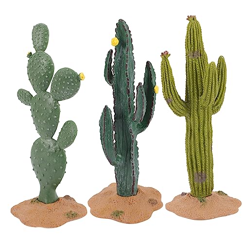 Abaodam 12 pcs Fake Cactus Decoration Simulated Cactus Ornament Artificial Plant car Decor Mini Faux Plants Indoor Artificial Succulents unpotted Artificial Cactus Figurines Cactus Crafts