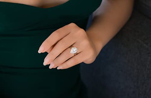 2.4 ct tw Kobelli Moissanite Phoebe Bridal Set - yellow-gold / 7.5 / G-H