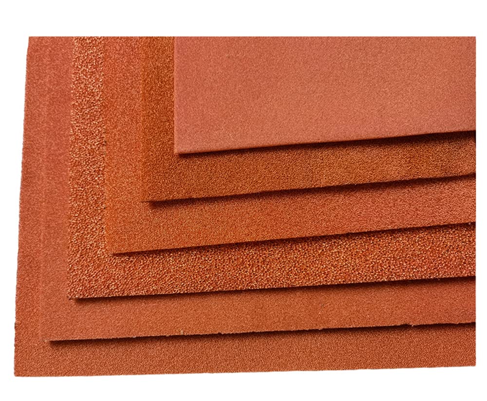 5PPI-130PPI Porous Foam Copper CU Metal Foam Sponge Copper (300×300×5mm, 1)