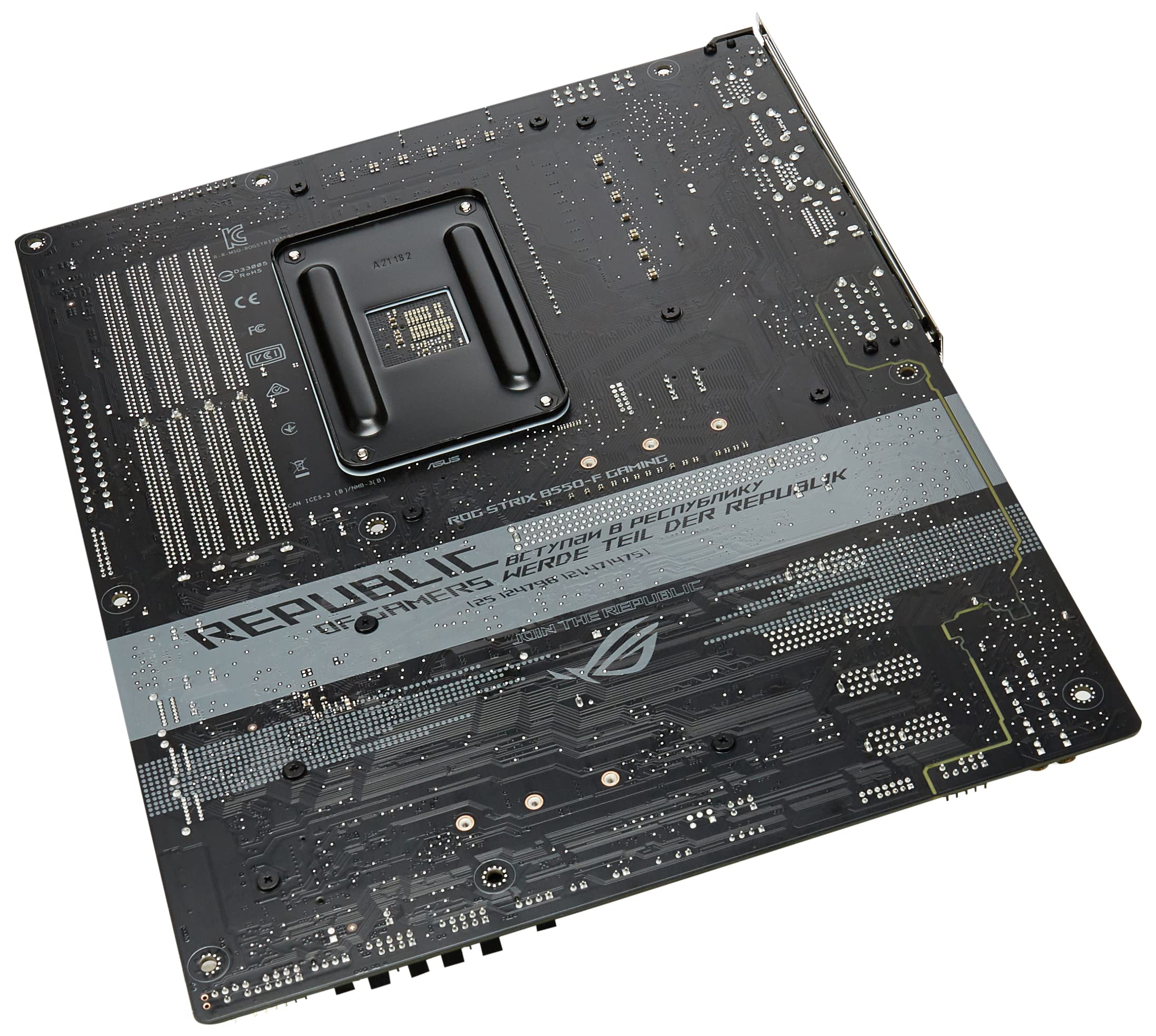 ASUS ROG Strix B550-F Gaming Motherboard Gaming ATX, AMD B550, Socket AM4, DDR4, PCI 4.0, Intel 2.5GB LAN, 2xM.2, ASUS Optimem II, USB 3.2 Gen 2, Aura Sync RGB, Black