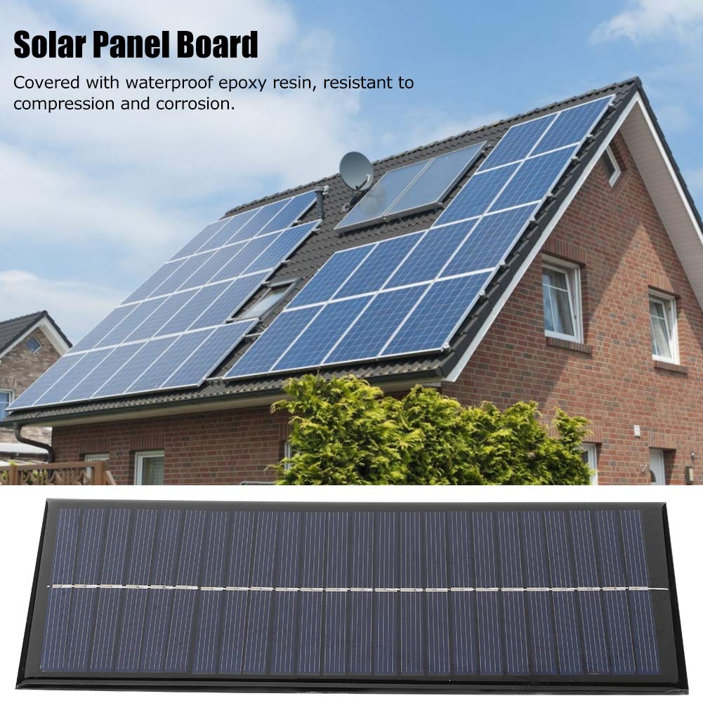 2.5W 12V DIY Polycrystalline Silicon Solar Panel Board Charger Module - Solar Power Charger for Outdoor Phone Charging - Solar Panel Board Charging Device