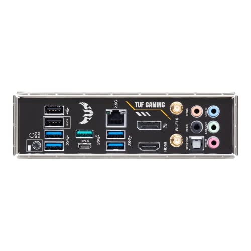 ASUS TUF Gaming B550-PLUS WiFi II AMD AM4 (3rd Gen Ryzen™) ATX Gaming Motherboard (PCIe 4.0, WiFi 6, 2.5Gb LAN, BIOS Flashback, USB 3.2 Gen 2, Addressable Gen 2 RGB Header and Aura Sync)