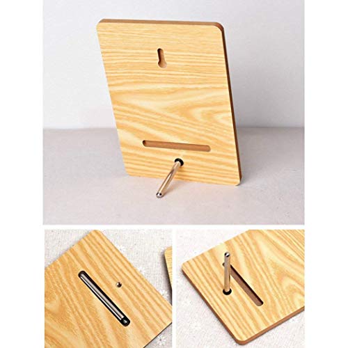 KXA Bathroom Mirror Wooden HD Desk Portable Travel Mirror Simple and Modern Wall Mounted Travel Shaving Mirror