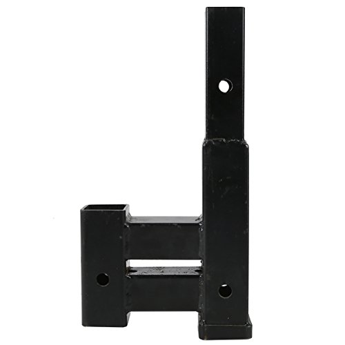 4000 LB Dual 2" Trailer Hitch Receiver Rise-Drop Adapter Extender Extension Tow