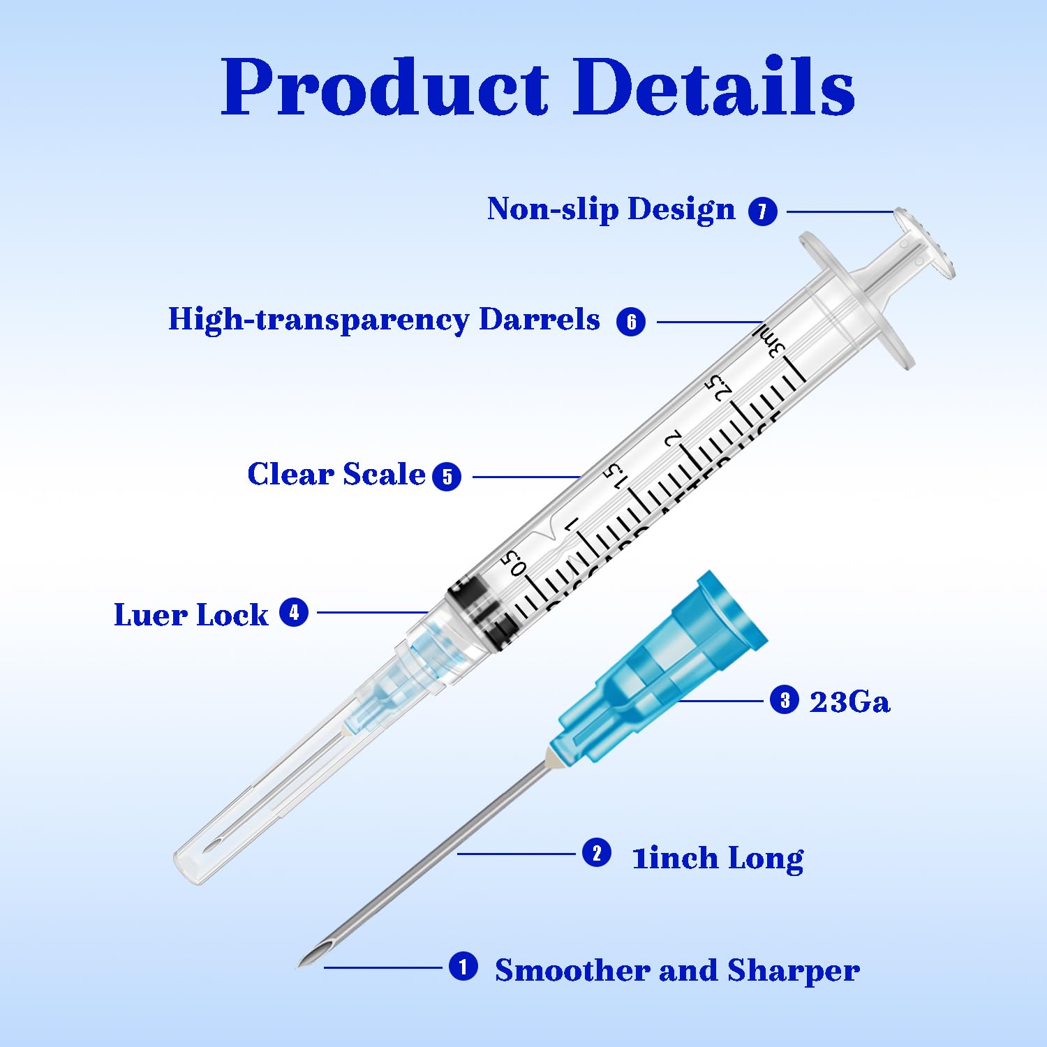 50Pack 3ml Individual Package 23g Suitable for Industrial, Scientific, Measuring, Pet Feeding