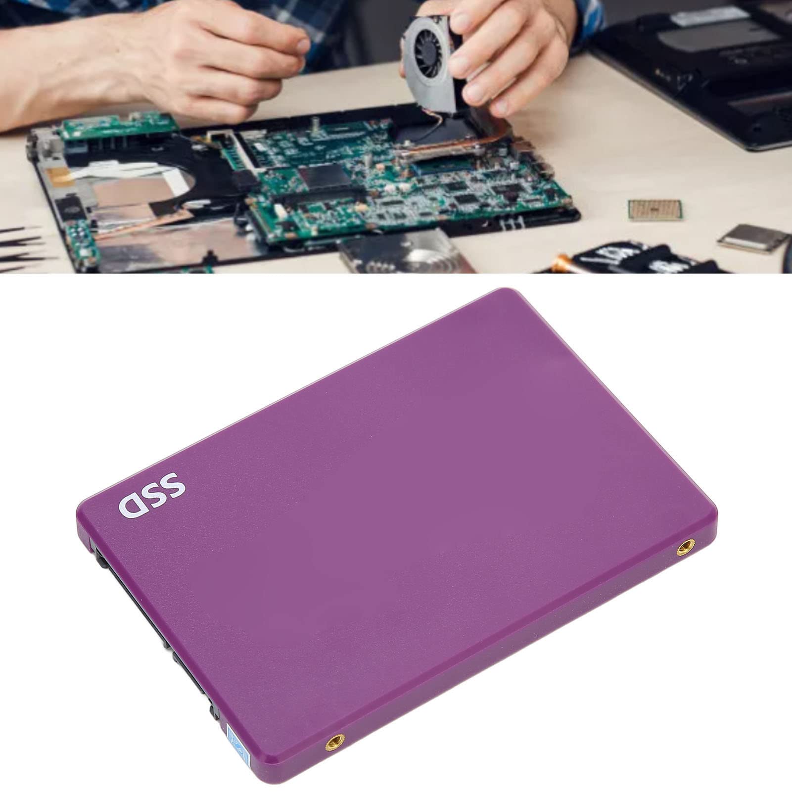 2.5 inch SSD, Single Level Cell Caching Technology Light Weight 300500Ms Ultra Low Power Consumption SSD for PC for Desktop for Computer