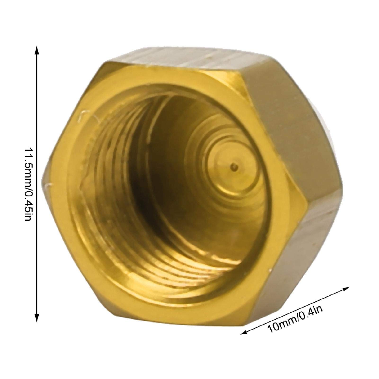 2 Pcs Screw Nut,for Fishing Reel Handle Accessory(Golden, Right Hand)