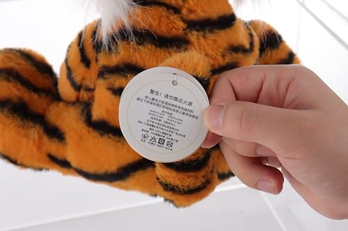 Apricot Lamb Toys Plush Classic Tiger Stuffed Animal Soft Cuddly Perfect for Child (Yellow Tiger, 8 Inches)