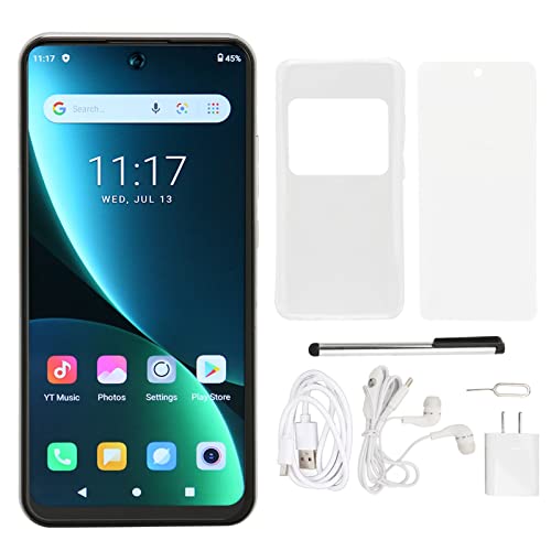 4G Network Cellphone Unlocked Cellphone 99% Screen Rate 128GB ROM for Spare Phone (US Plug)