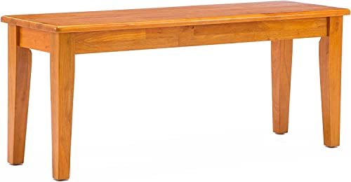 BOWERY HILL Wood Dining Bench in Oak
