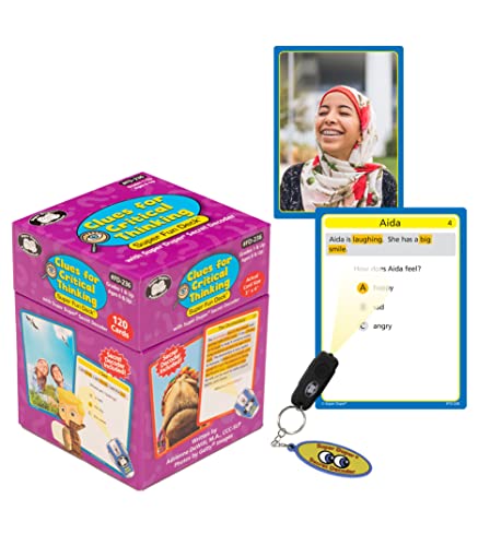 Super Duper Publications | Clues for Critical Thinking Secret Decoder Fun Deck | Understanding Inferences Flash Cards | Problem Solving and Reasoning Skills Bundle | Educational Learning Materials
