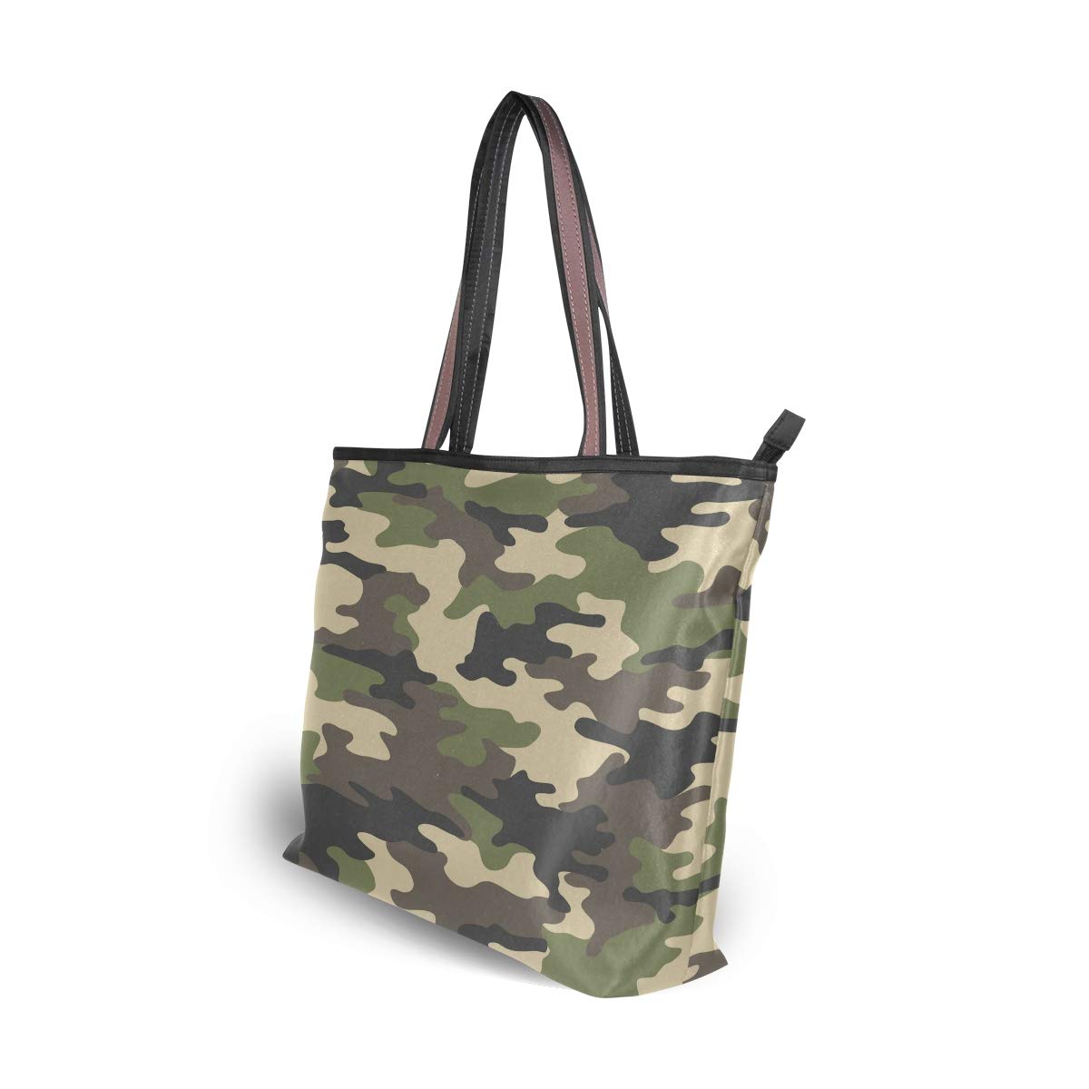 Abstract Camo Camouflage Handbags and Purse for Women Tote Bag Large Capacity Top Handle Shopper Shoulder Bag