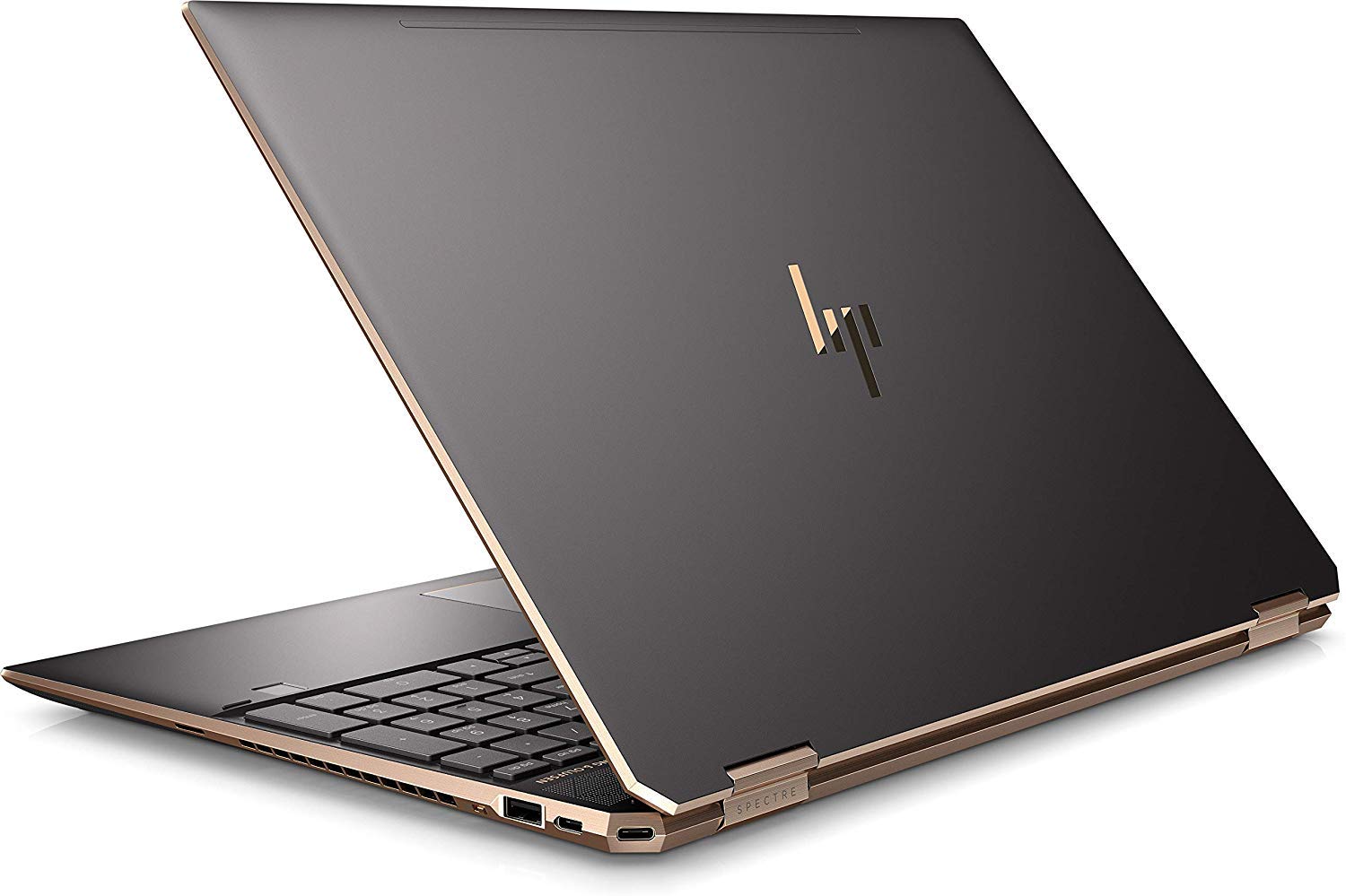 2019 HP Spectre x360 15t Touch 4K IPS AMOLED GTX 1650 with 6 core(9th Gen Intel i7 9750H, 1TB SSD, 16GB, 2-in-1, 3 Years McAfee Internet Security, Windows 10 PRO Upgrade, HP Warranty) Dark Ash