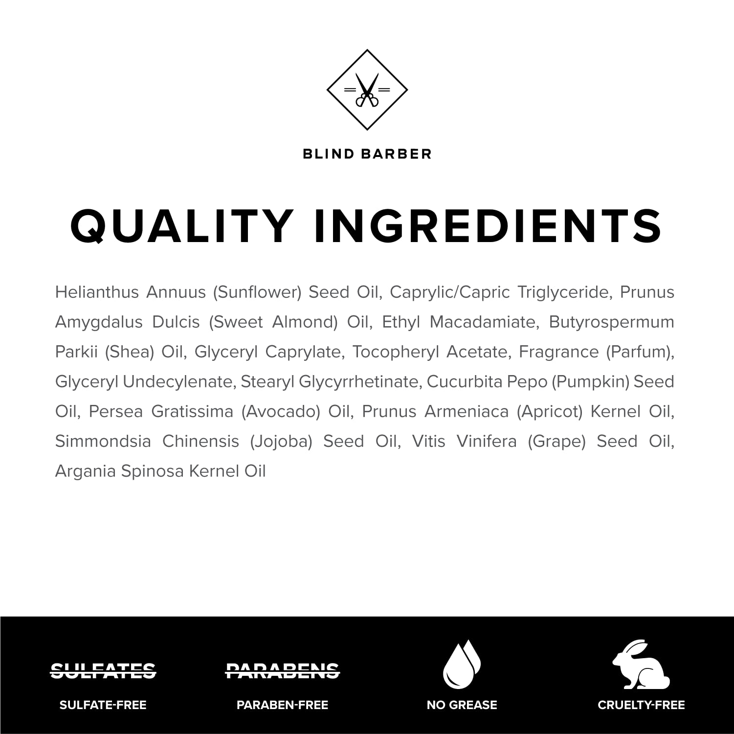 Blind Barber Rejuvenating Face & Beard Oil for Men - Moisturizing Beard Softener - Hydrate Clean Shaven Skin or Use As a Natural Beard Growth Oil for Men - (1 Oz)