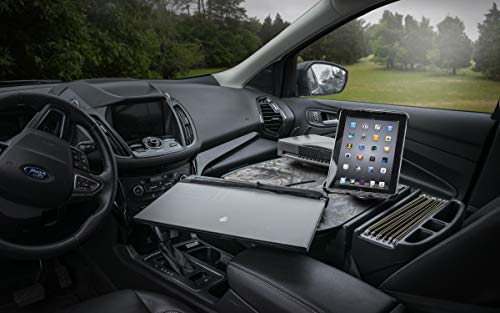 AutoExec AUE25750 RoadMaster Car Desk Realtree Edge Camouflage with Printer Stand and Tablet Mount