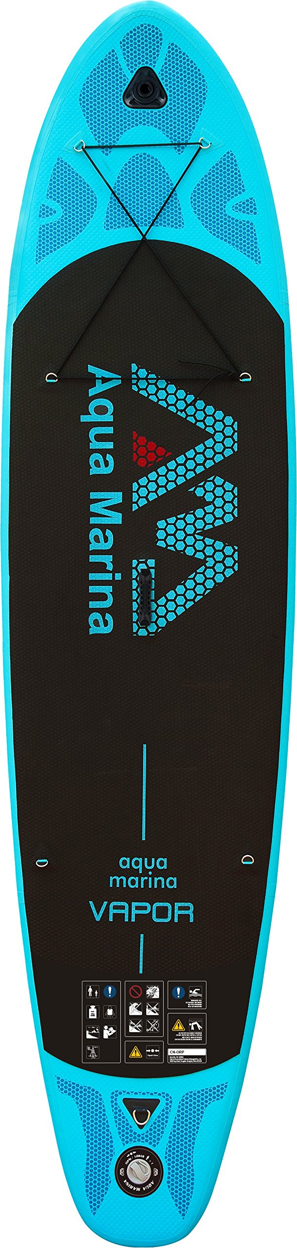 2019 Upgraded 9'10" Vapor iSUP Inflatable Paddleboard with Leash Pump Paddle and Bag - Adults and Youth Sup Deck Stand Up Paddle Boards Blow Up - 4.72" Thick / 30" Wide