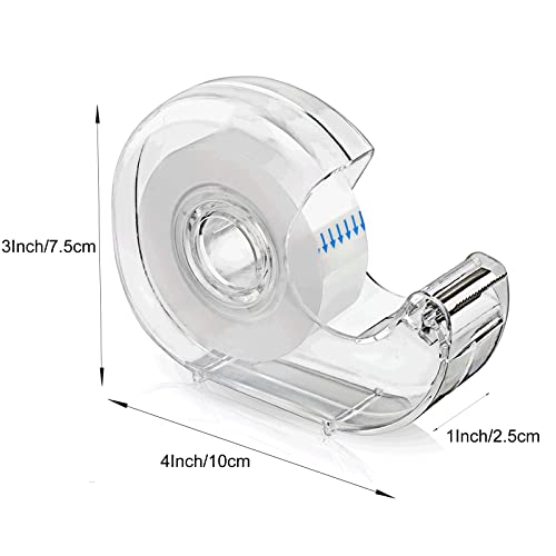 KIDMEN Transparent Tape,Clear Tape for Office, Home, School,5 Dispensered Rolls, 0.7 x 1300 Inch