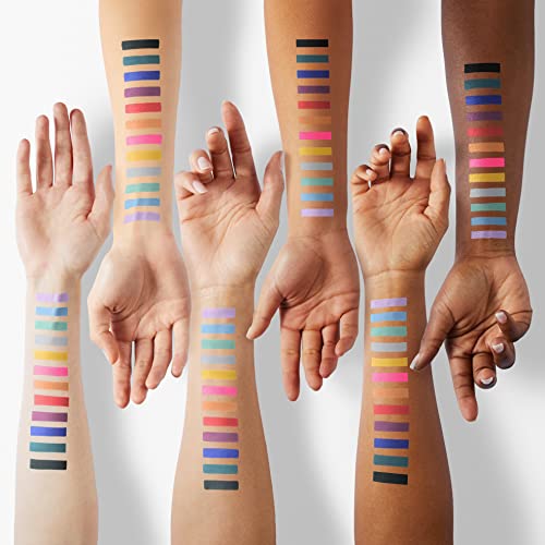 LemonSac 20 Colors Eyeliner Pen Set, Eye Shadow Pencil, Pearl Eyeliner Kit Metallic Eyeliner Pencil Glitter Eyeliner for Women Eye&Lip Liner Professional Waterproof Retractable Eyeliner(20PCS)