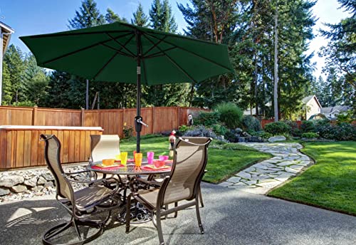 ABCCANOPY Durable Patio Umbrellas 7.5' Green
