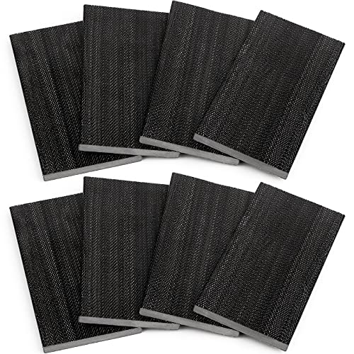 Anwenk 8Pack Patio Rocking Chair Spring Plate Replacement Part Fiberglass Spring Plates Swivel Rocker Chair Lawn Furniture Repair Replacement for Universal Outdoor Patio Furniture, 2.5" x 5"x0.25â