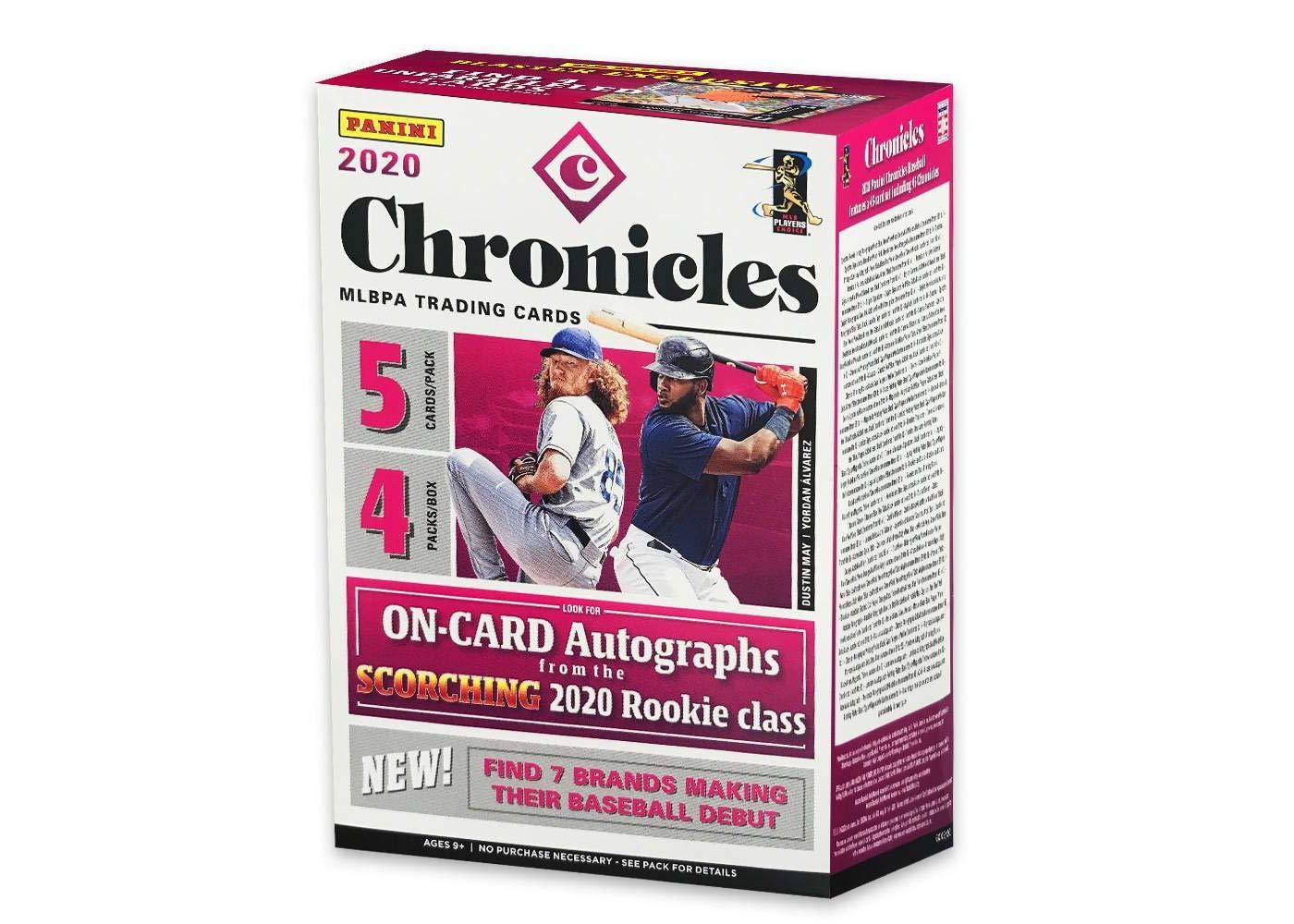 2020 Panini Chronicles Baseball Blaster Box - 20 Total Cards