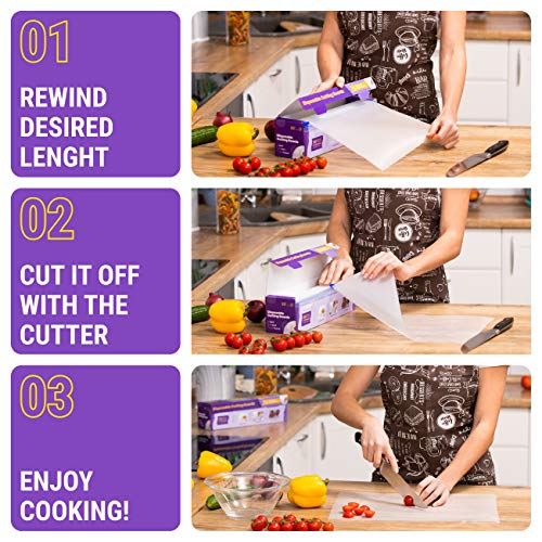 Disposable Plastic Cutting Board Sheets for BBQ & Camping β Large Flexible Chopping Boards β Cutting Mats for Kitchen and Outdoor 32'