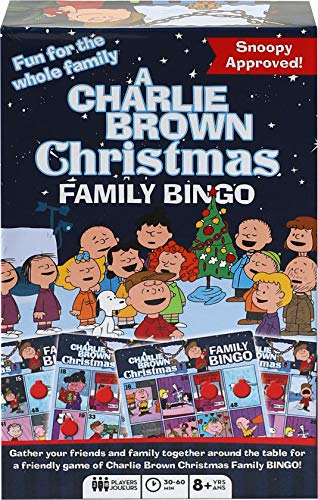 AQUARIUS - Peanuts Charlie Brown Christmas Family Bingo Game