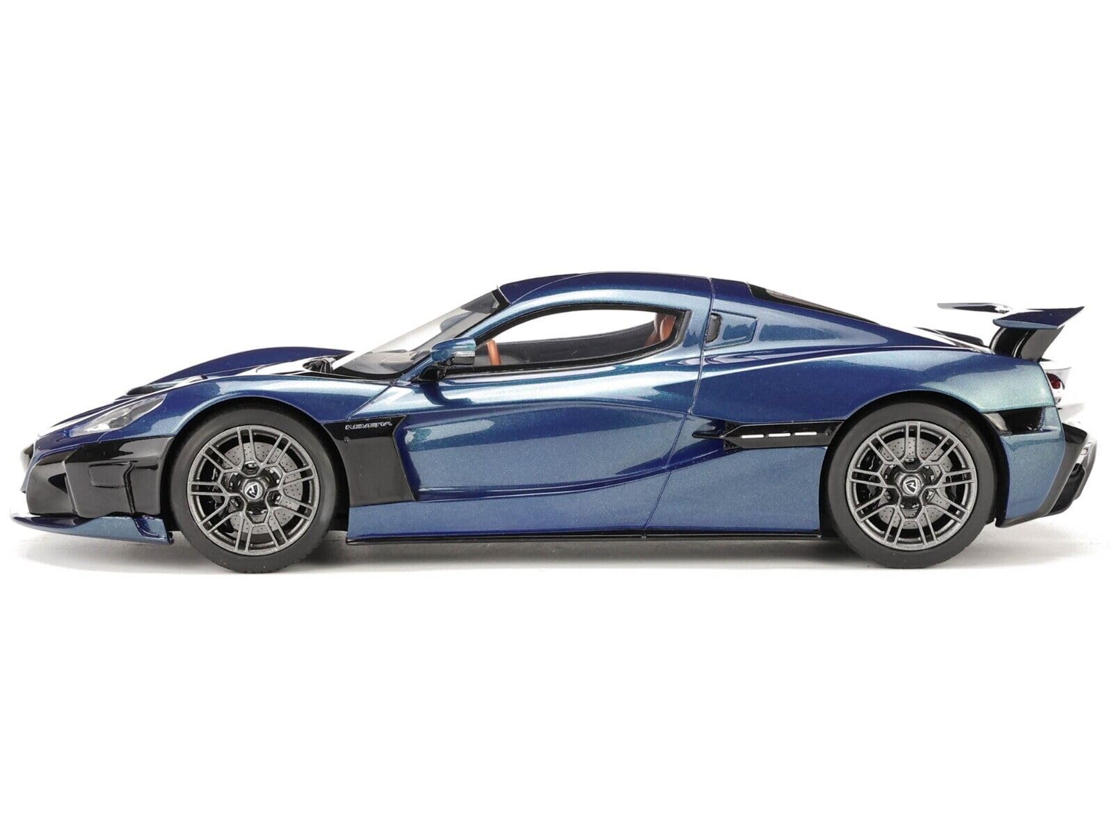 2021 Rimac Nevera Blue Metallic 1/18 Model Car by GT Spirit GT405
