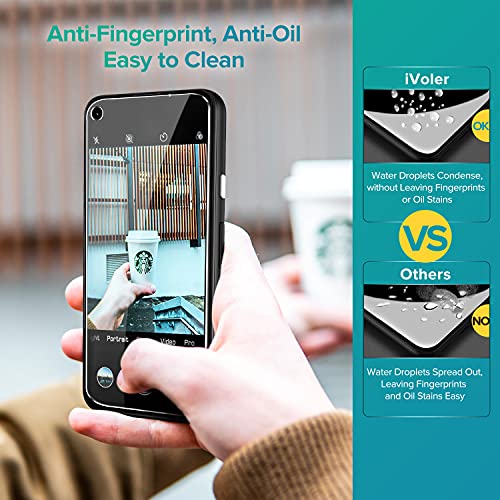 ivoler [6 Pack] [4 Pack] Tempered Screen Protector for Pixel 4a 4G with [2 Pack] Camera Lens Protector Tempered Glass with [Alignment Frame Easy Installation],HD Clear Anti-Scratch Film,5.8 inch