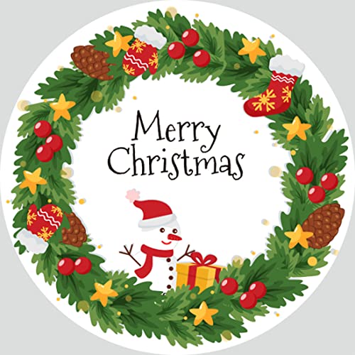 2'' 150 PCS Merry Christmas Stickers Labels Adhesive Decorative Envelope Seals Stickers for Cards Gift Envelopes Boxes