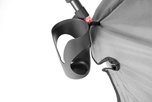 Foundations Sport Trio 3-Seat Folding Stroller with Oversized UV Blocking Canopy, 5-Point Harness for Added Safety, Easy Loading, Storage Bucket, Fits Through Most Standard Doorways (Gray)