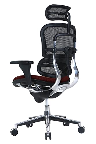 Tempur PedicĀ® Eurotech Ergo High Back-Mesh Executive Chair Burgundy