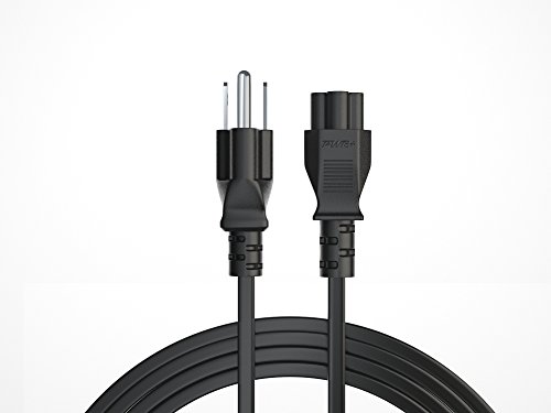 6Ft 3 Prong AC Laptop Power Cord Cable for Dell IBM Hp Compaq Asus Sony Toshiba Lenovo Acer Gateway Notebook Computer Charger Spare: IEC-60320 IEC320 C5 to NEMA 5-15P